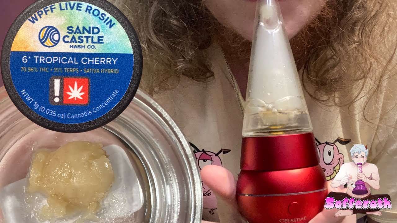 Tropical Cherry Hash Rosin - Sand Castle - YouTube