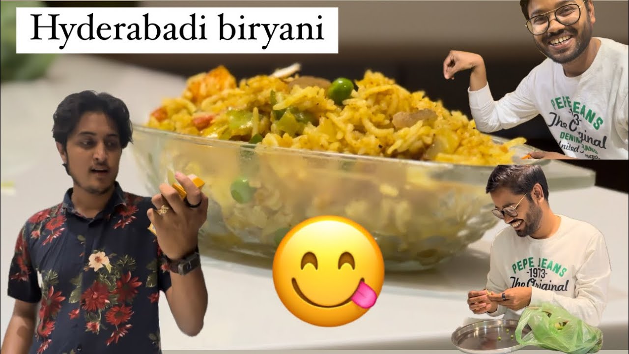 How to make Hyderabadi biryani at home | with chef Om and Rishi 😂👨🏻‍🍳 ...