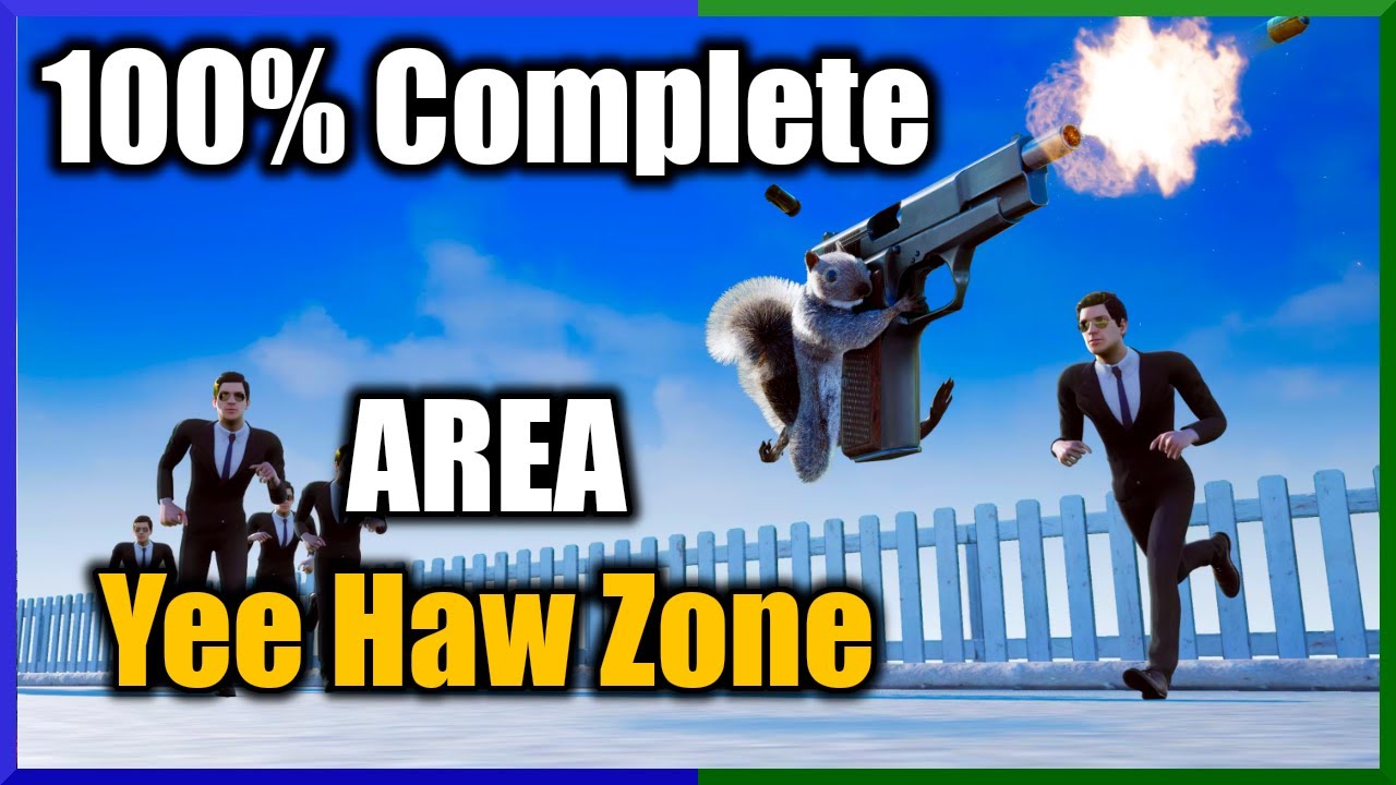 Squirrel With A Gun - ALL Collectibles in 'Yee Haw Zone' - YouTube