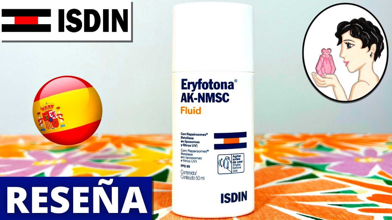 ☀️ISDIN Eryfotona AK-NMSC Fluid SPF 99 50ml El Mejor Protector Solar ...