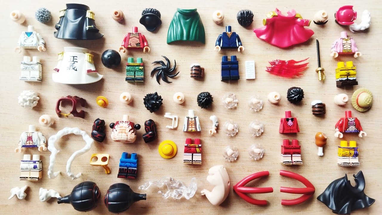 Lego D family one piece pirates | D roger, monkey D garp, D dragon, D ...
