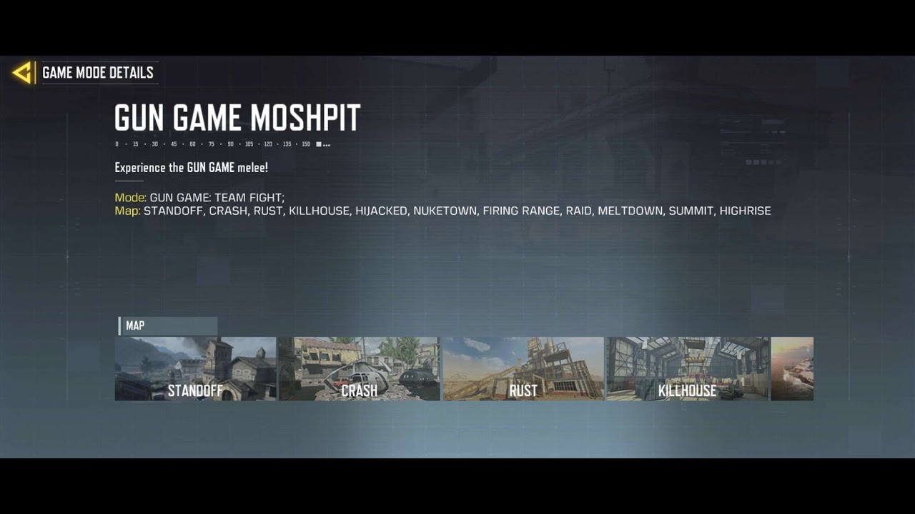 Call of Duty Mobile CODM - Gun Game Moshpit (Team Fight) - YouTube