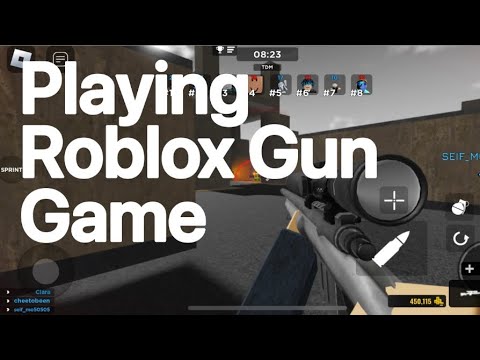 Playing The Best Gun Game in Roblox. - YouTube