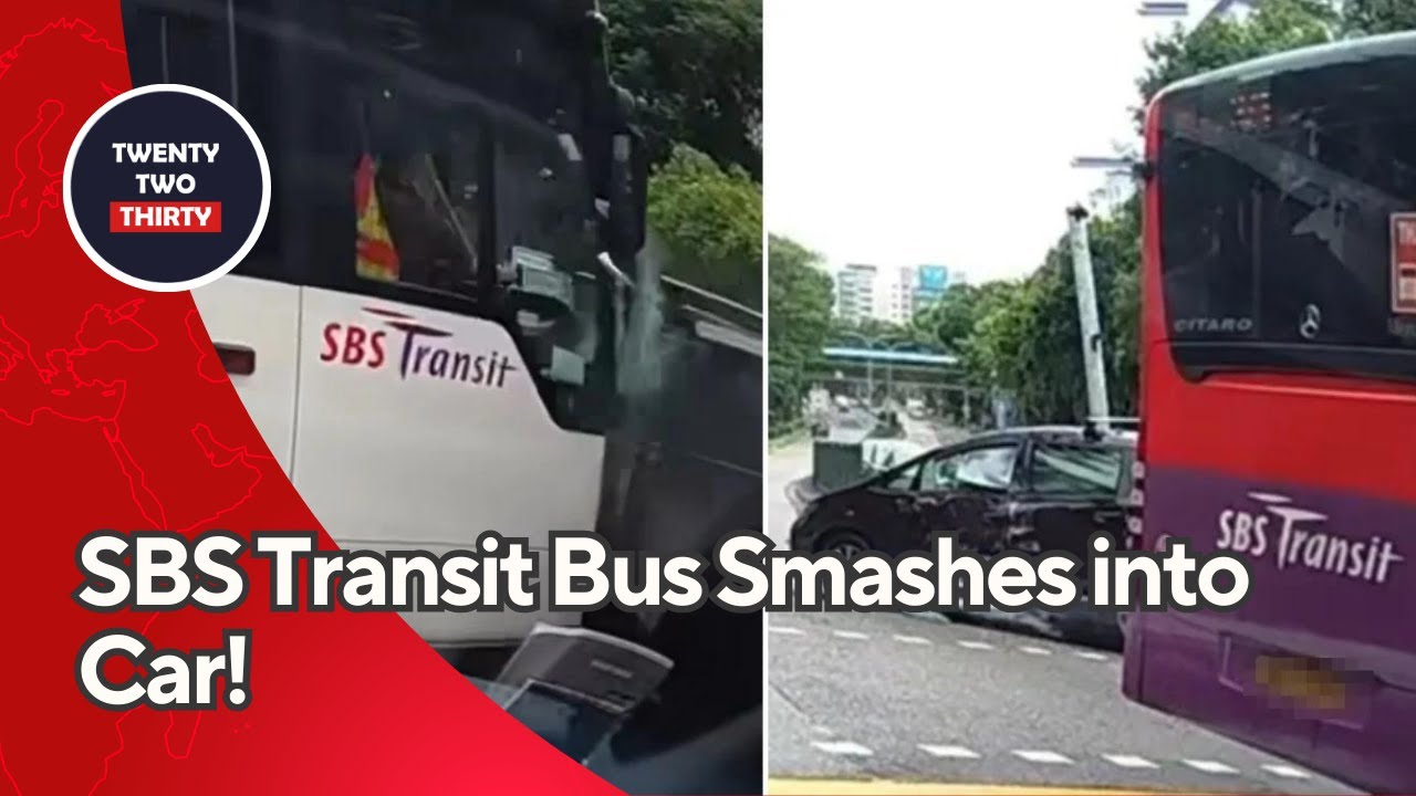 Sengkang Traffic Drama: SBS Transit Bus Crash Caught on Cam! Shocking ...