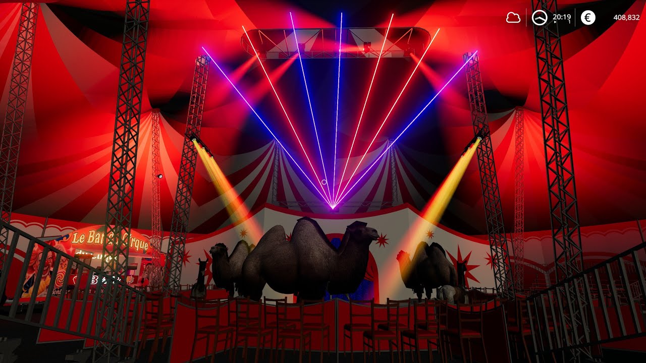 { Cirque FS19 / FS22 } 1er jour de spectacle pour le cirque STATILINI ...