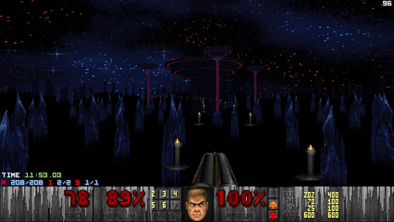 Doom 2 - Snow Way Home (Map 6: A Song of Ice and Fireblu): UV-Max (Map ...