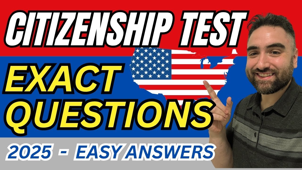 U.S. Citizenship Test 2025 – 100 Civics Questions with Simple Answers ...