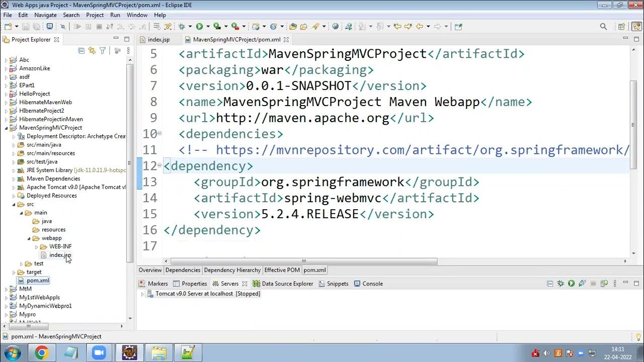 Class 70 | Advance Java Spring MVC In Maven Part-1 - YouTube