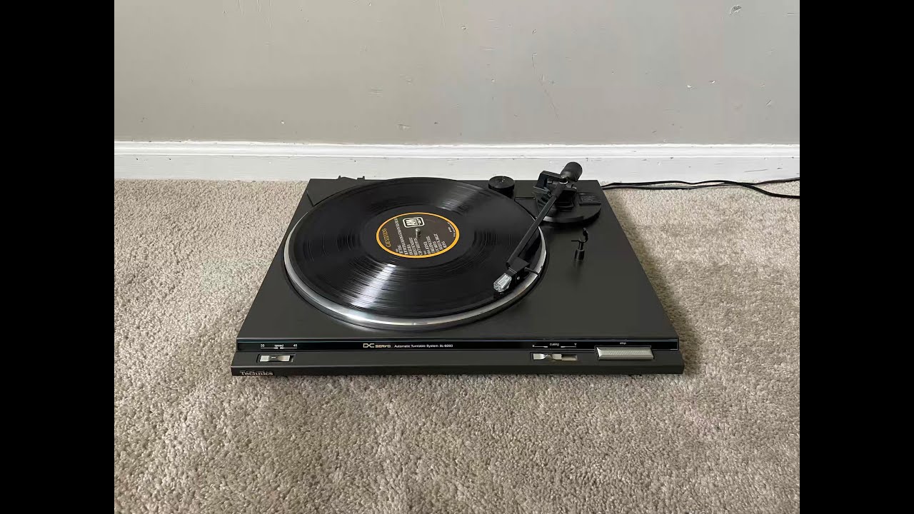 Technics SL-B260 Record Player Turntable - YouTube