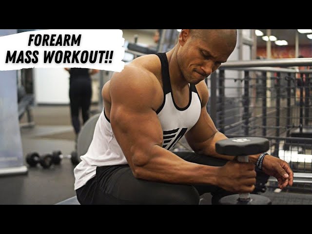 FOREARM WORKOUT FOR MASS 101 YouTube