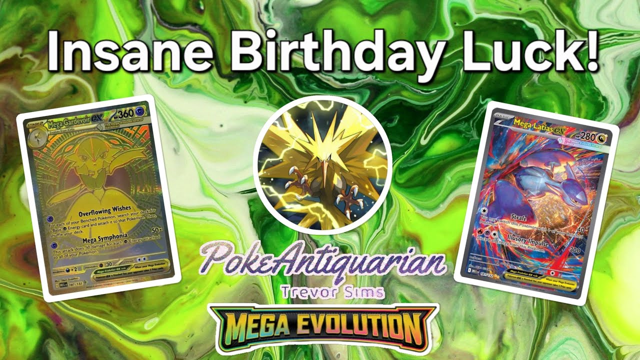 Opening 54 Packs of Mega Evolution for my Birthday! - YouTube