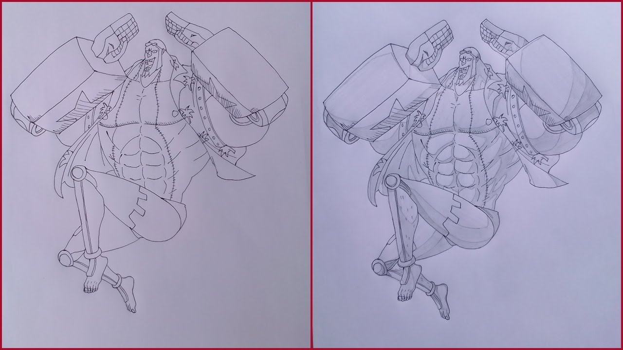 How to Draw Franky from One Piece: Step-by-Step Guide for Fans! - YouTube