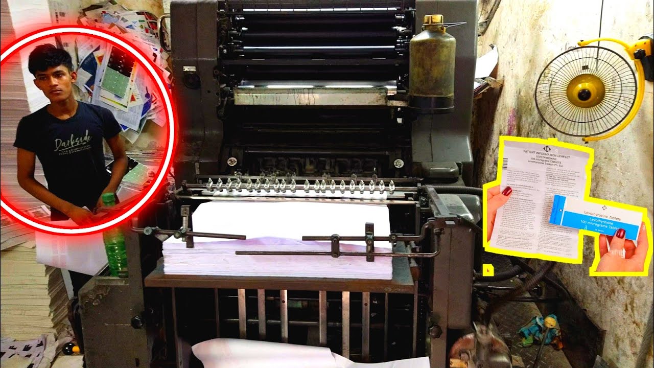Medication information leaflet printing. Medical instructions for use ...