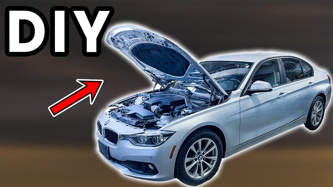 How To Open And Close The Hood - BMW 320I (2012-2025) - YouTube