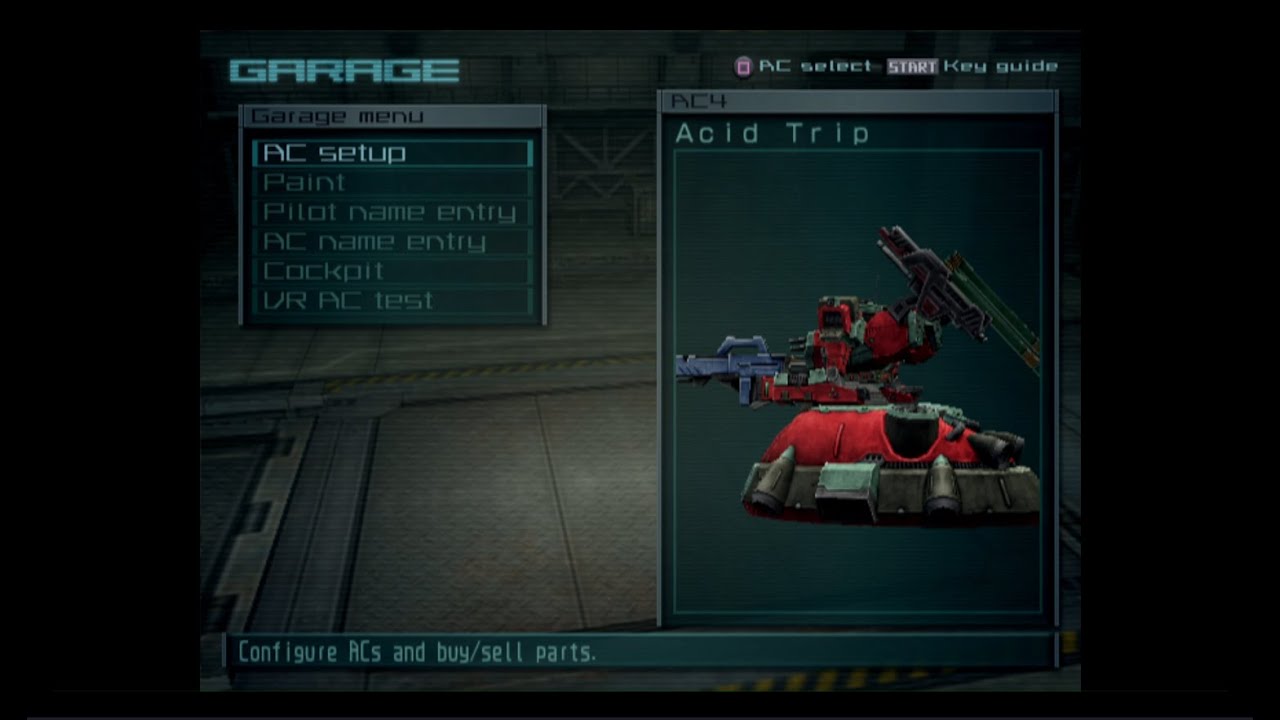 Armored Core AC Showcase - Acid Trip (AC Last Raven) - YouTube