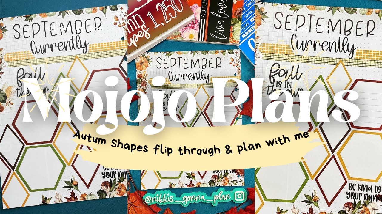 September 2024 Currently | Mojojo Plans Autum Boxes Flip Through & Plan ...
