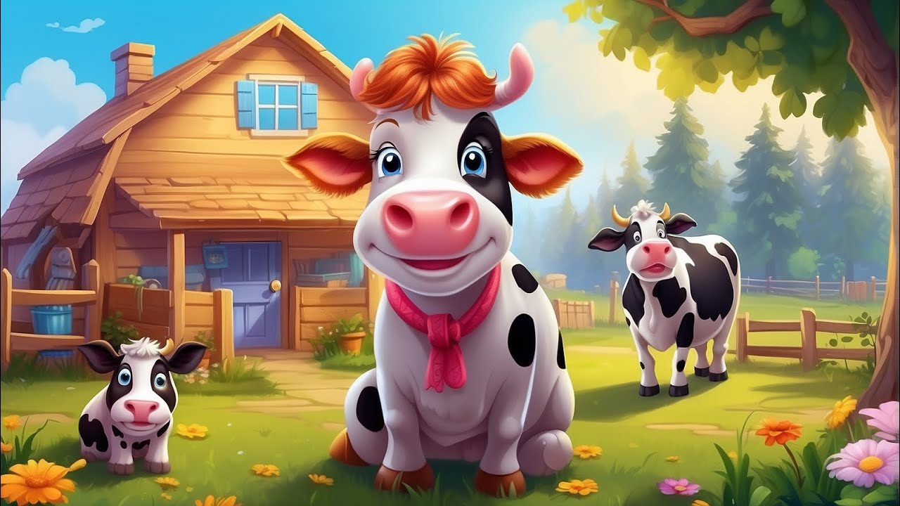 Molly the Mischievous Cow #childeren #tales #tale #cow - YouTube