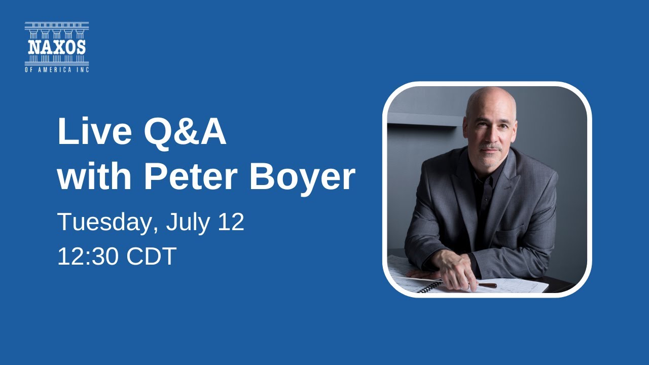 Live Q&A with Peter Boyer - YouTube
