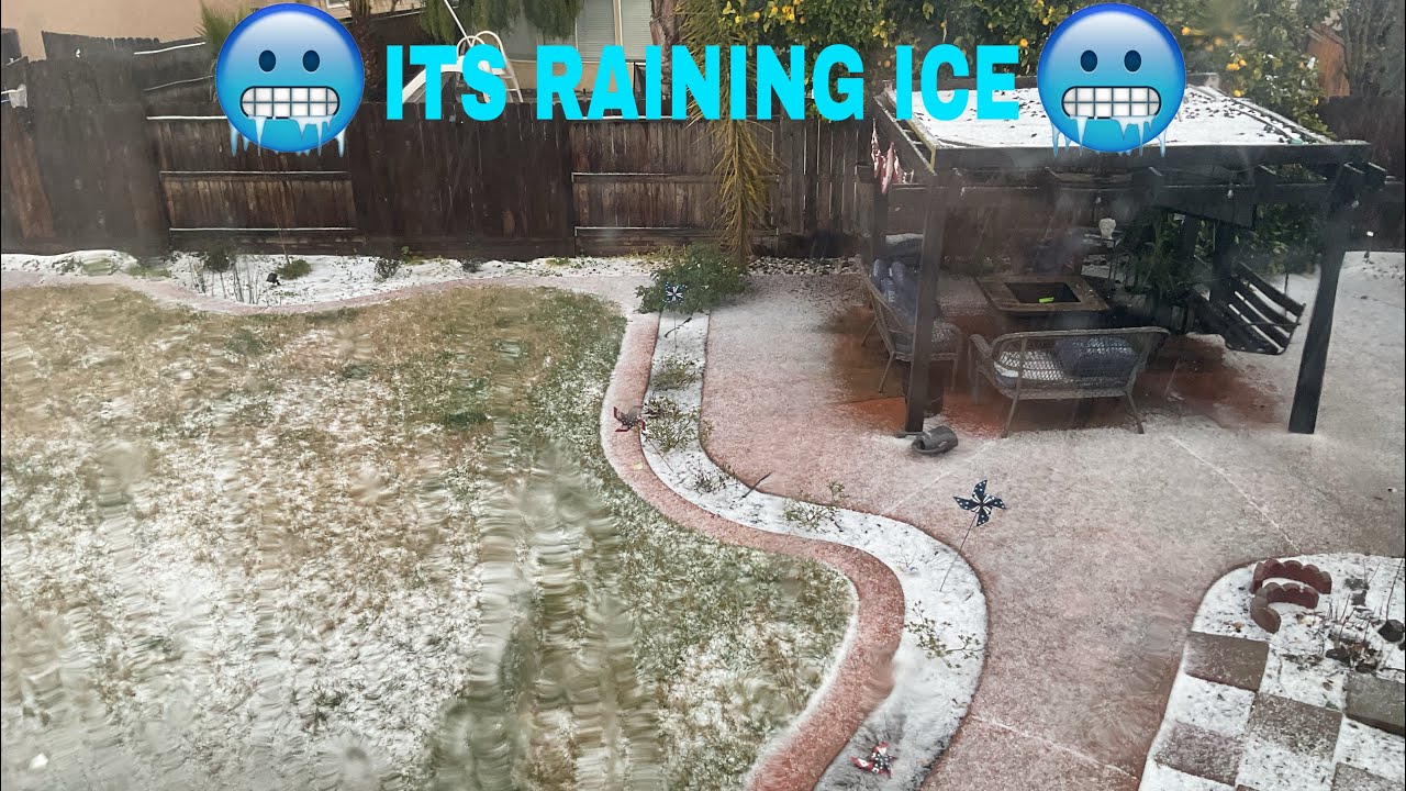 It’s raining ice? - YouTube
