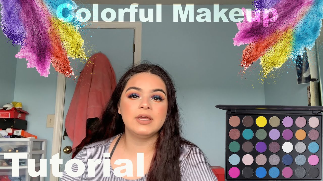 COLORFUL MAKEUP *QUARENTINE EDITION* - YouTube