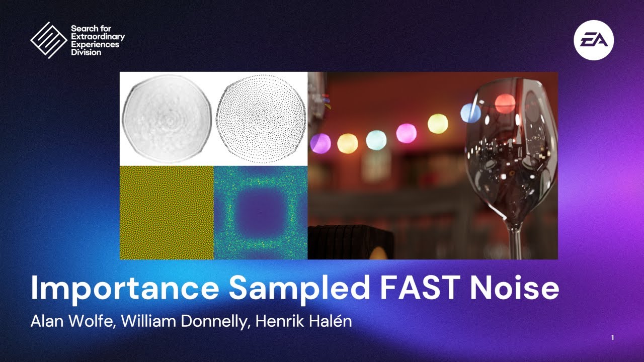 Importance Sampled FAST Noise Textures - YouTube