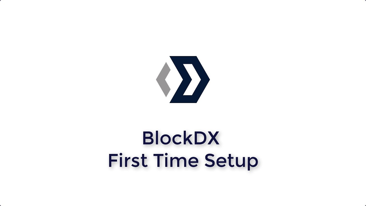 Block DX First Time Setup - YouTube