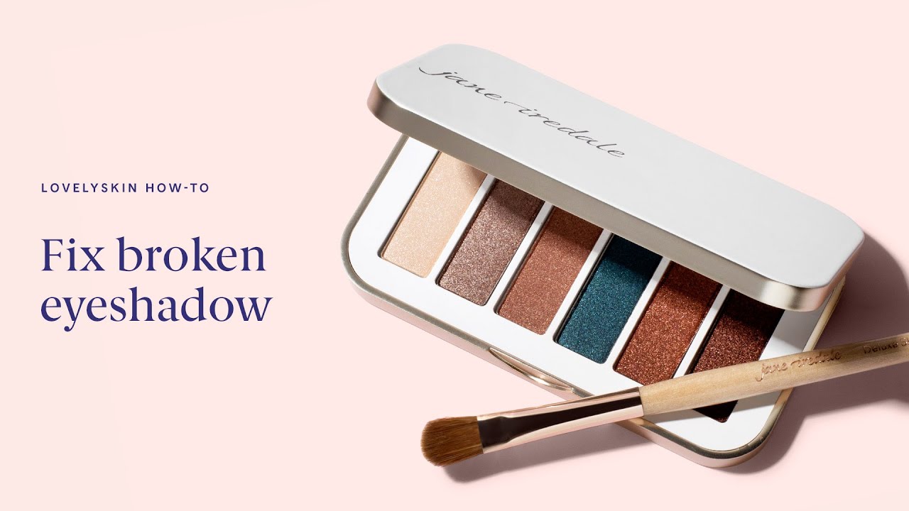 How to fix broken eyeshadow | LovelySkin - YouTube
