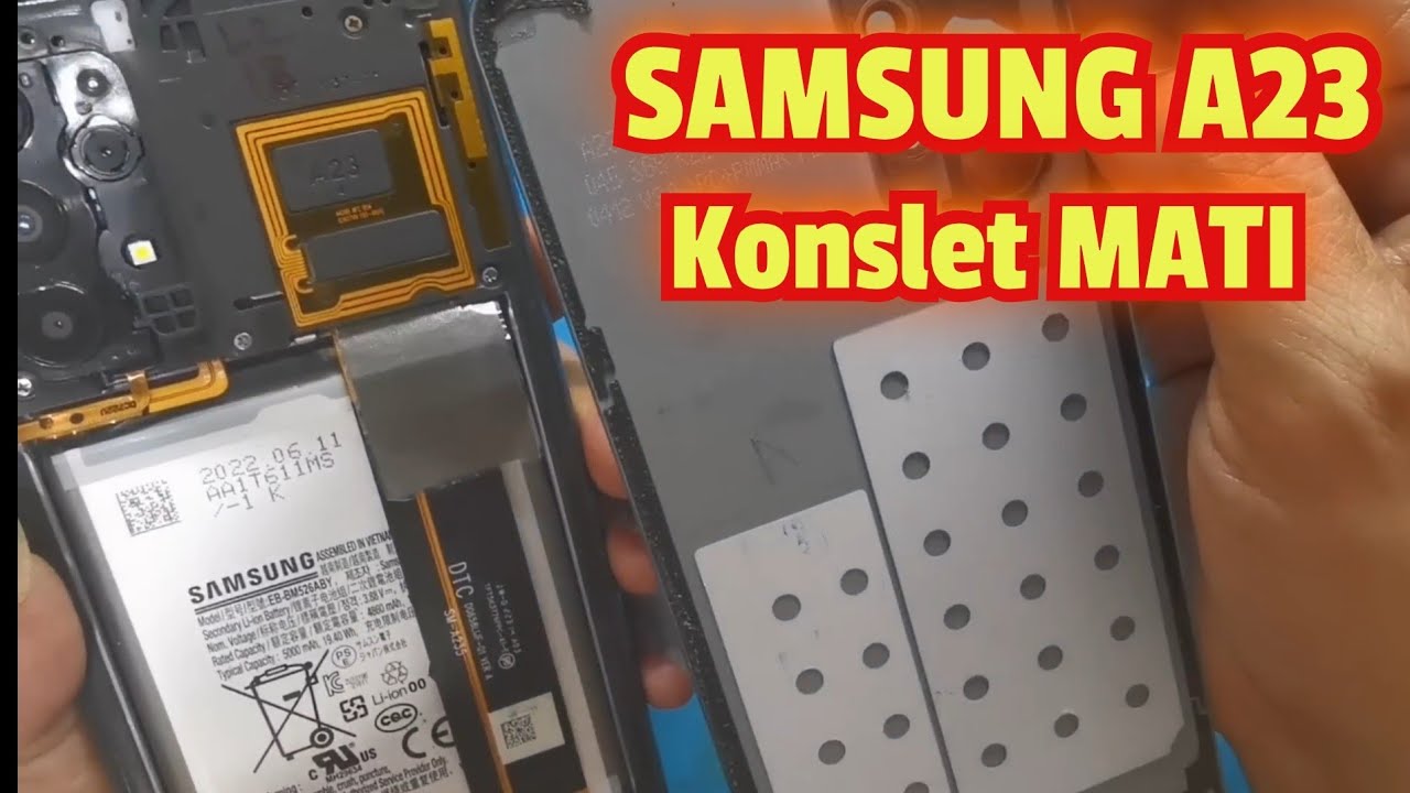 Cara perbaiki HP SAMSUNG konslet kecil mati total - YouTube
