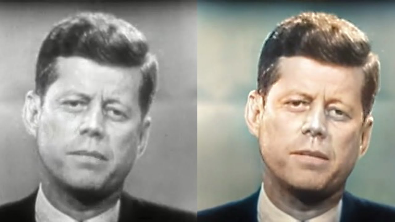 Kenedy & Nixon Debates in Color 4k 1960 - YouTube