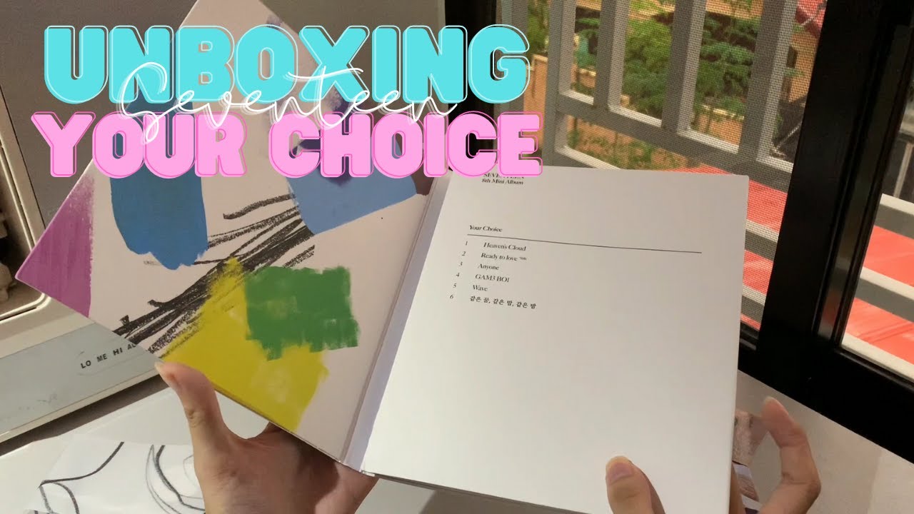 unboxing | "your choice" album by seventeen - YouTube