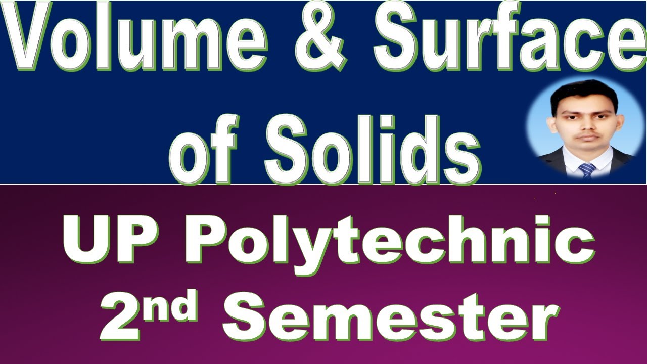 Volume and Surface of Solids Using integration - YouTube
