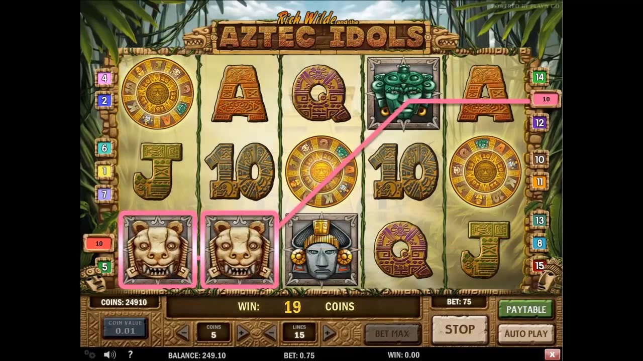 Anmeldelse om Aztec Idols spil på play'n go - YouTube
