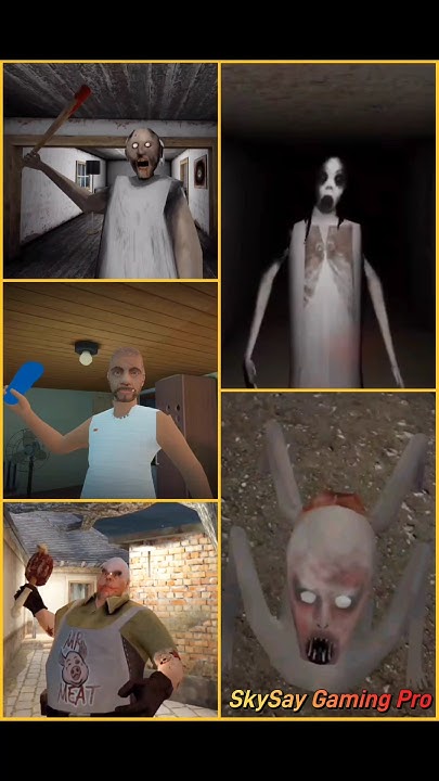 Granny Vs Evil Father Vs Mr Meat Vs Slendrina Vs Child of Slendrina, Jumpscare Battle!!! #Shorts ...