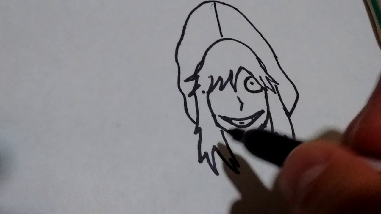 Cómo dibujar a Jeff el asesino de los creepipastas/how to draw Jeff the ...