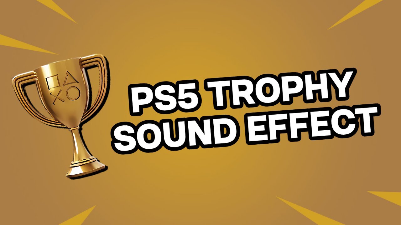 PS5 Trophy Sound Effect (PlayStation 5) - YouTube