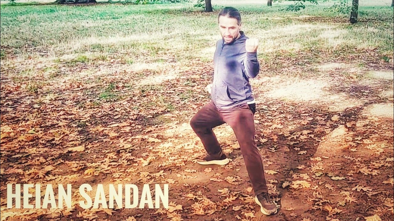 Heian Sandan - Shotokan Karate Kata - slow motion step by step easy to ...