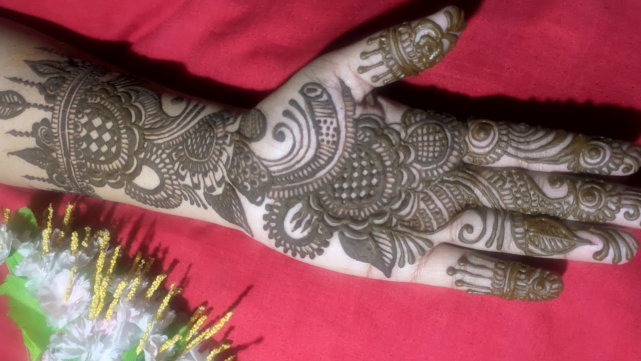Stylish mehndi design || Arabic full hand mehandi design || Mehndi ...