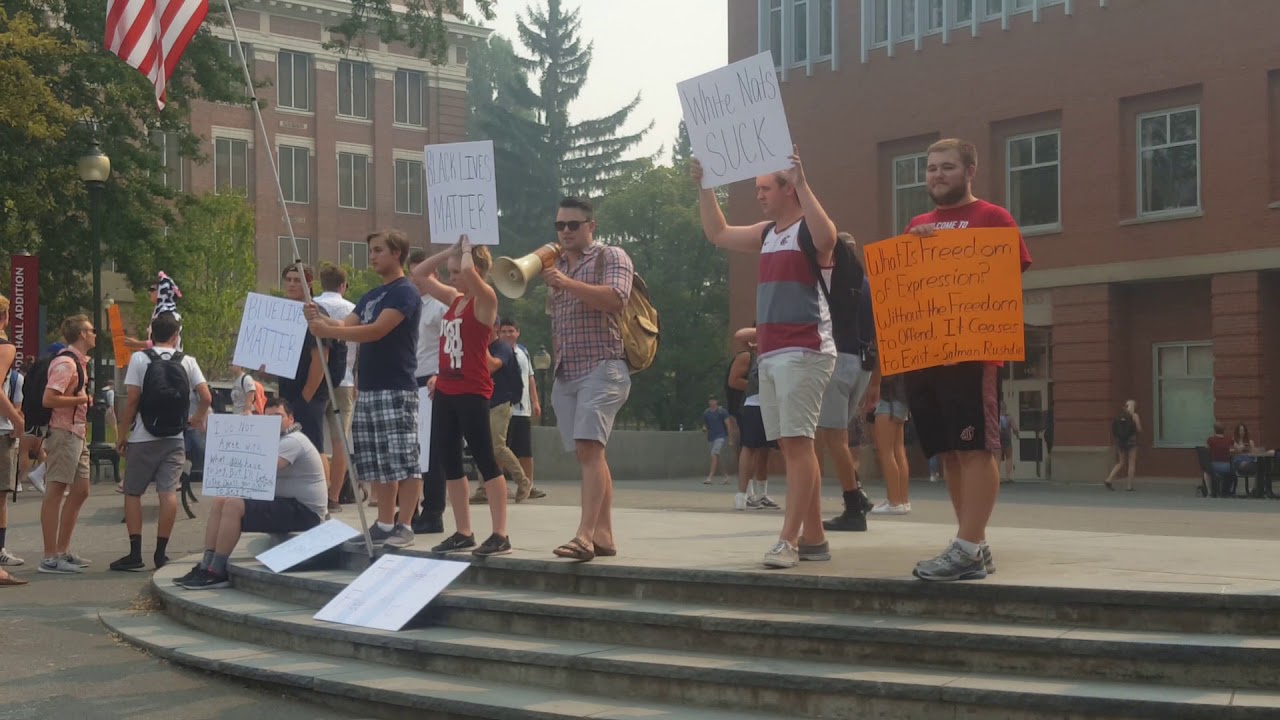 James Allsup (Full Speech) Free Speech Rally WSU - YouTube