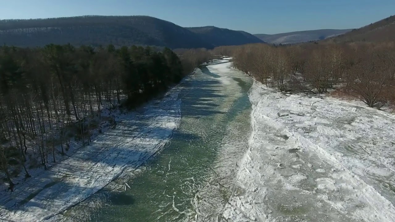 Chemung river fitch's bridge Elmira NY - YouTube