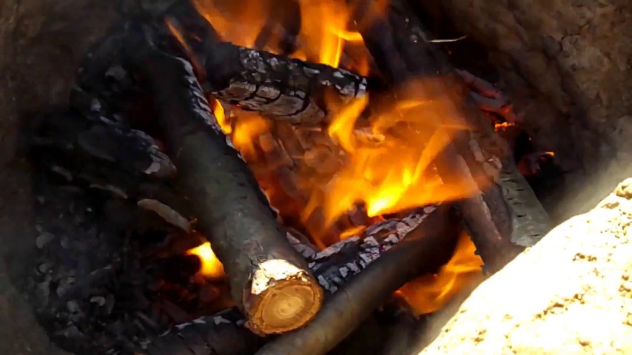 Making a Primitive Clay Furnace/Forge - YouTube