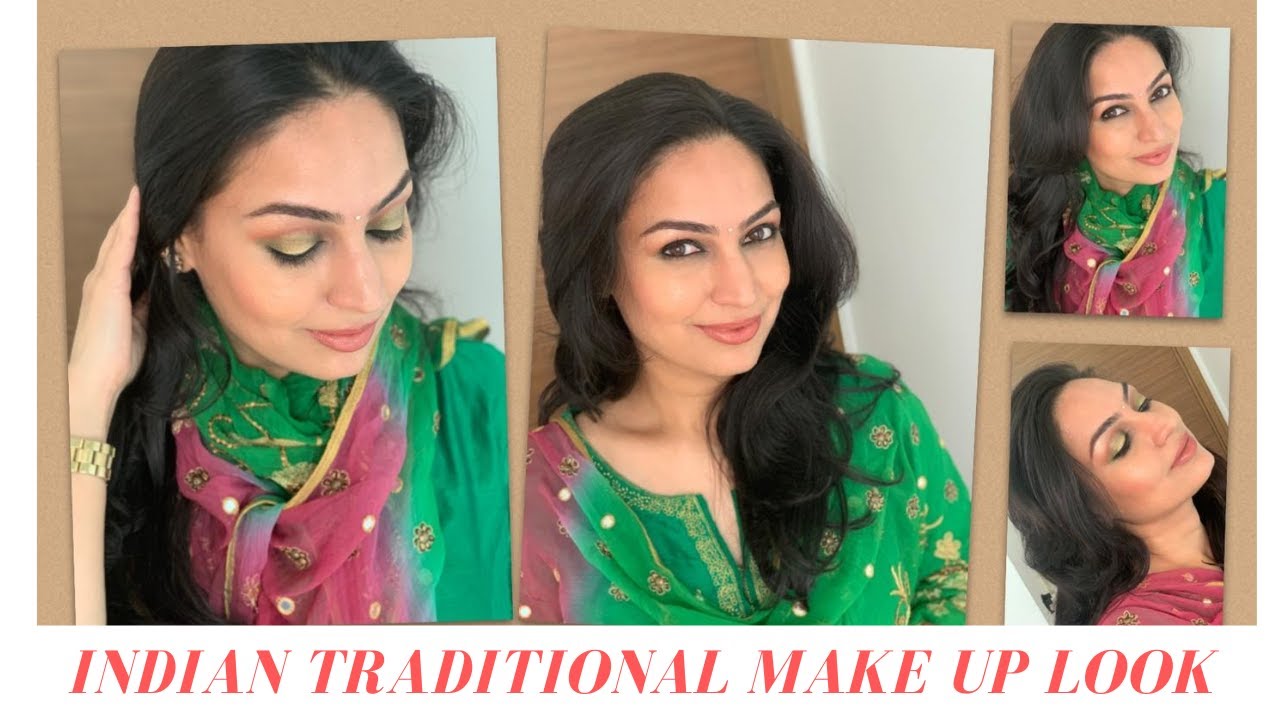 Traditional Indian Make Up Look - YouTube