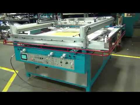 Accu-Print High-Tech V Semi-Automatic Screen Printer - YouTube
