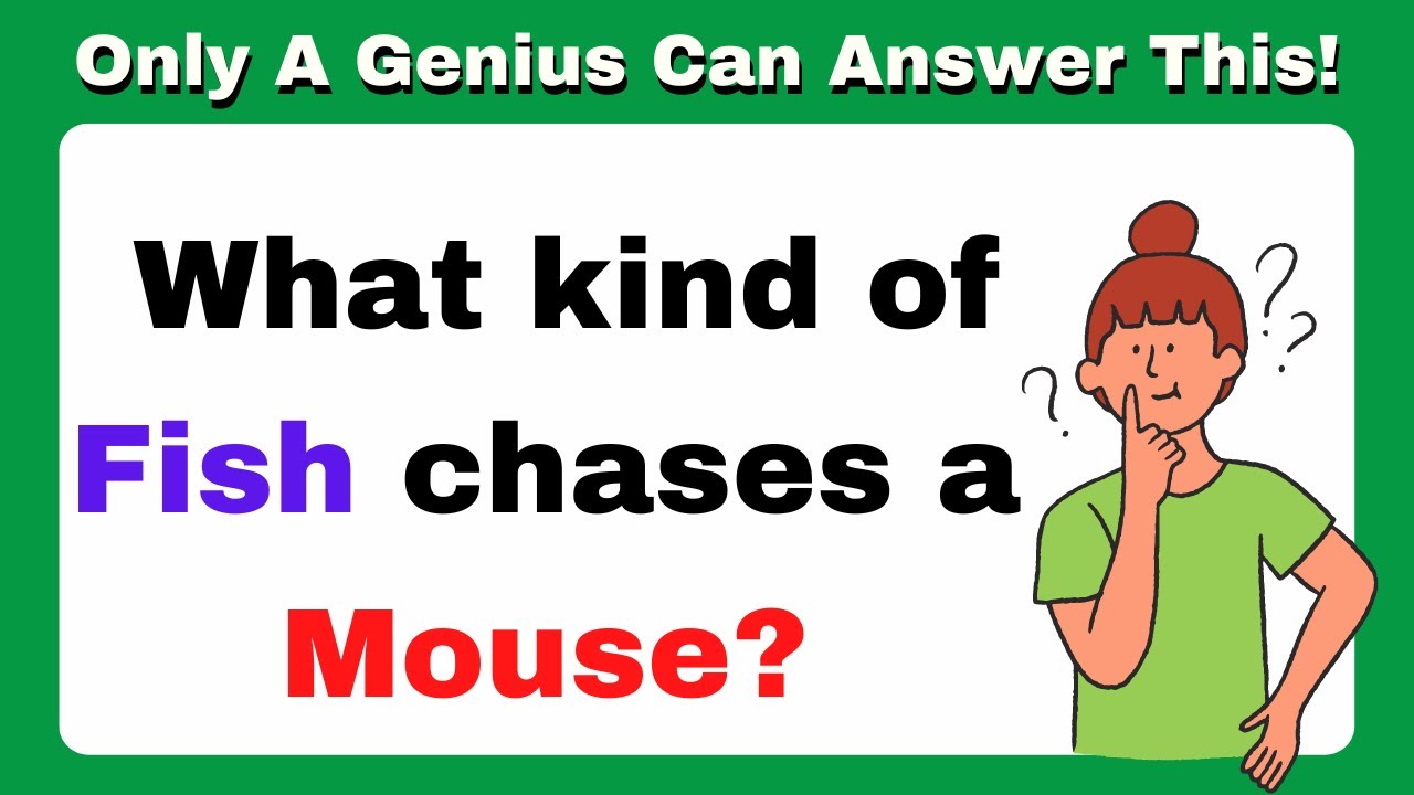10 Mind-Blowing Questions Only A Genius Can Answer |Genius IQ Test Part ...