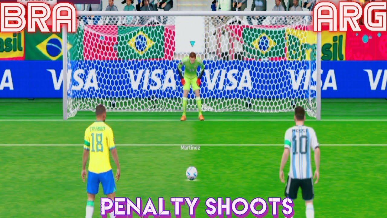 fifa mobile || ARG VS BRA || penalty shoots || world cup final - YouTube