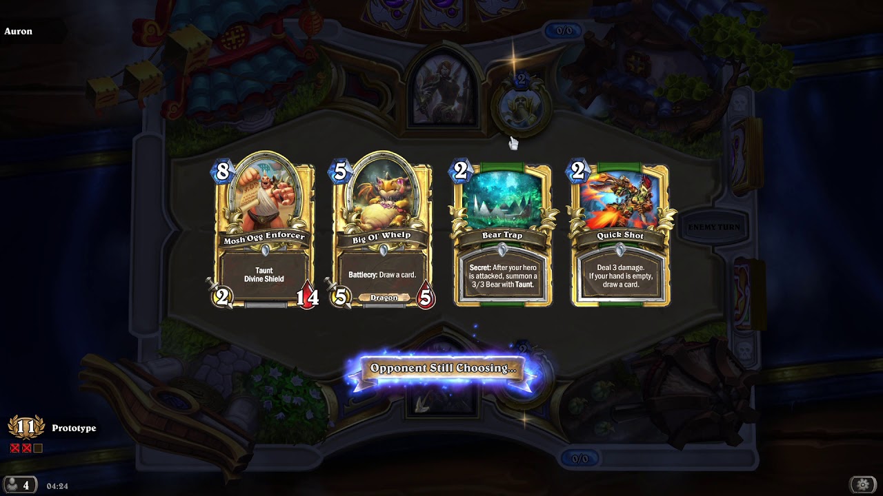Hearthstone : veranus hunter 12 wins (afk win ) - YouTube