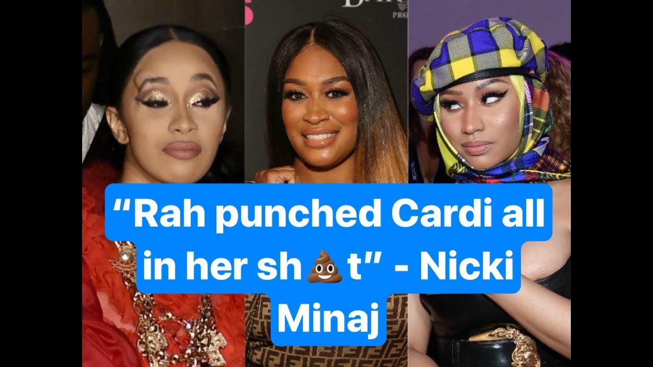 Nicki Minaj Exposes Cardi B again. Claims Rah Ali Lumped Cardi B up ...