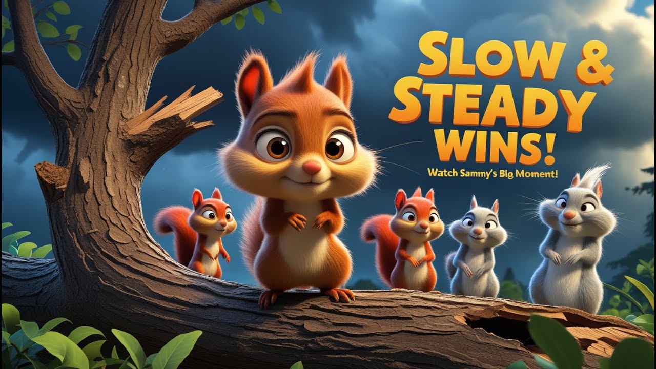 Sammy the Slow Squirrel 🐿️ | A Heartwarming Kids' Story About Bravery ...