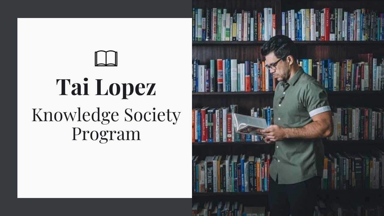 Tai Lopez Knowledge Society Certification Program - YouTube