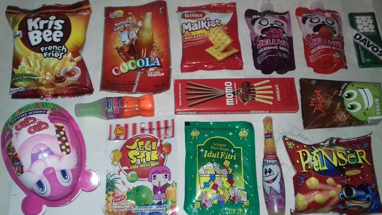 asmr berbagai snack part 65 - YouTube