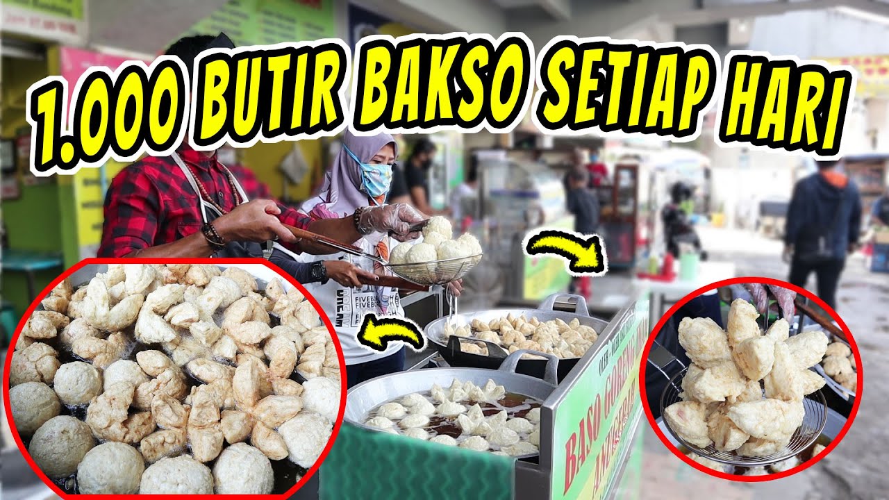 SEHARI 1000 BAKSO LUDES !! BAKSO ANUGERAH ! GOR PAJAJARAN - BANDUNG ...